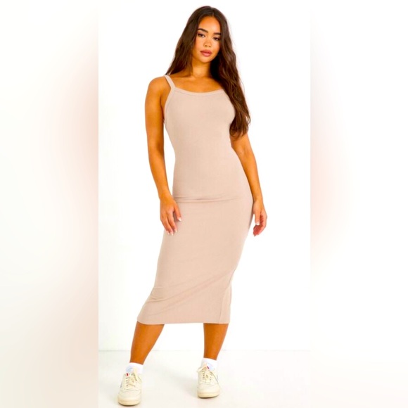 Garage | Dresses | Garage Naomi Low Back Midi Dress | Poshmark